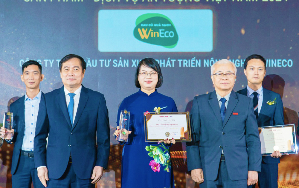 Rau củ quả Wineco trong top 10 sản phẩm, dịch vụ ấn tượng năm 2024